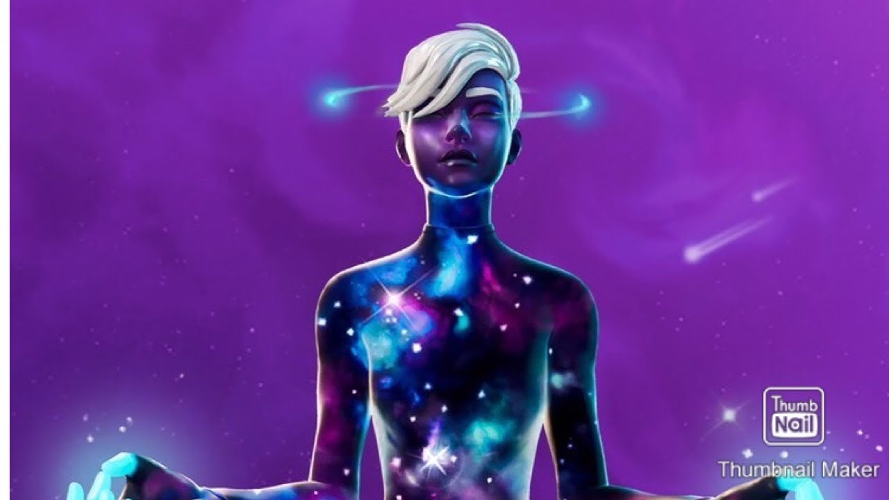 Girl galaxy skin in Fortnite - YouTube