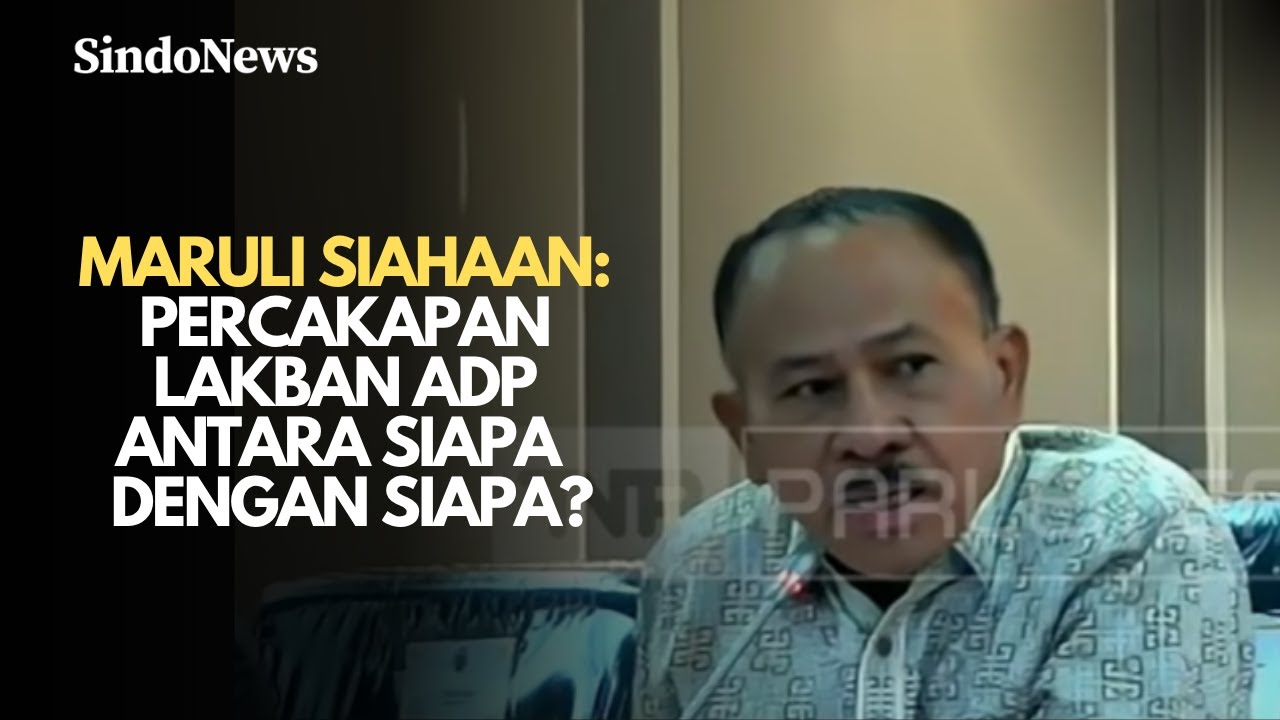 Maruli Siahaan ungkap Kejanggalan di Kasus ADP | BREAKING NEWS - YouTube