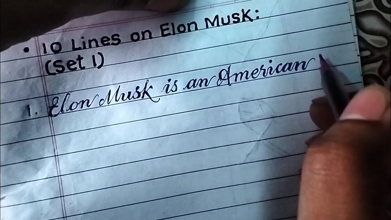 10 Lines About Elon Musk | About Elon Musk | Elon Musk Short Biography ...