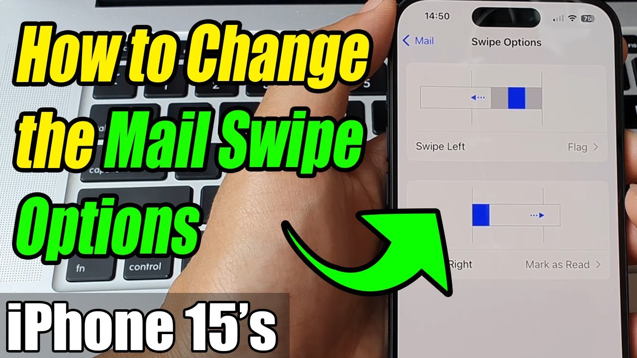 iPhone 15/15 Pro Max: How to Change the Mail Swipe Options - YouTube