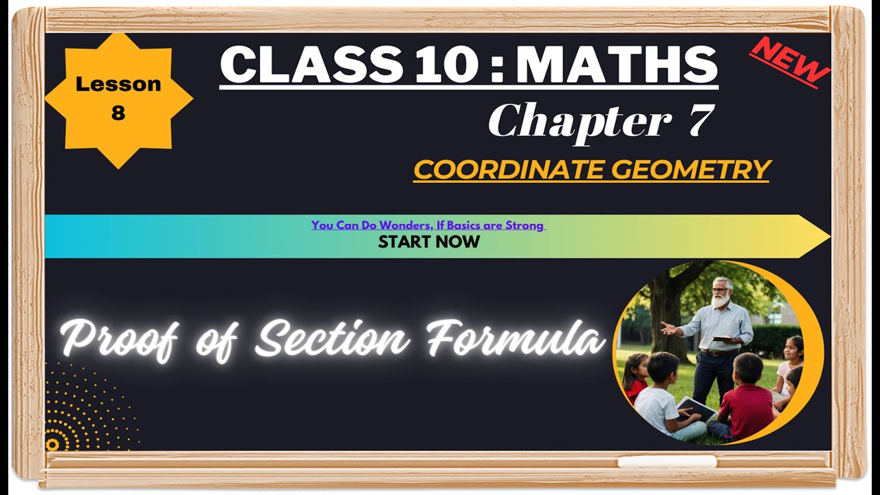 Very Simple Proof of Section Formula | Coordinate Geometry Class 10 ...