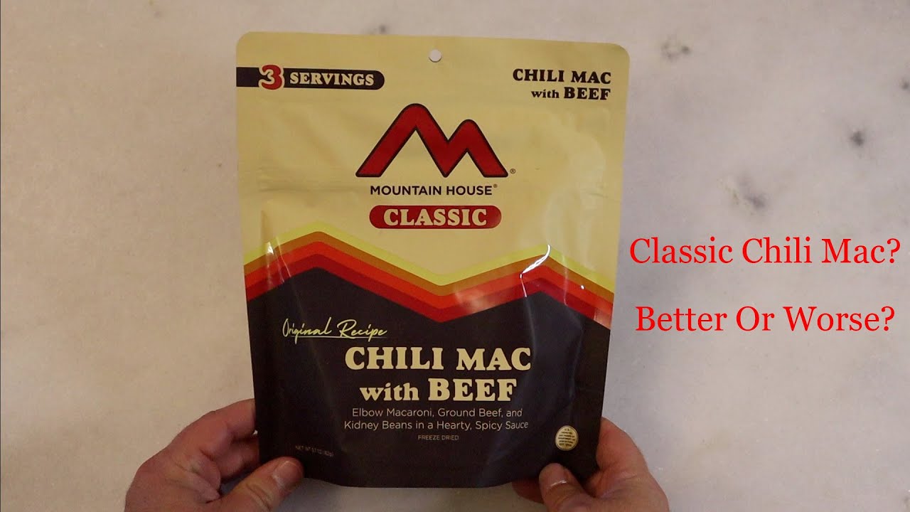 MRE Review | Mountain House | Chili Mac with Beef - YouTube