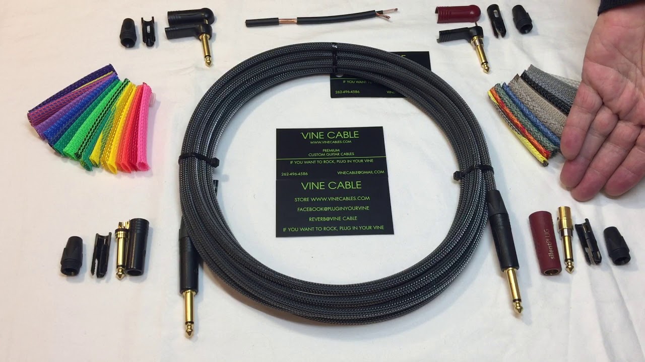 Vine Cable Premium Custom Guitar Cables - YouTube