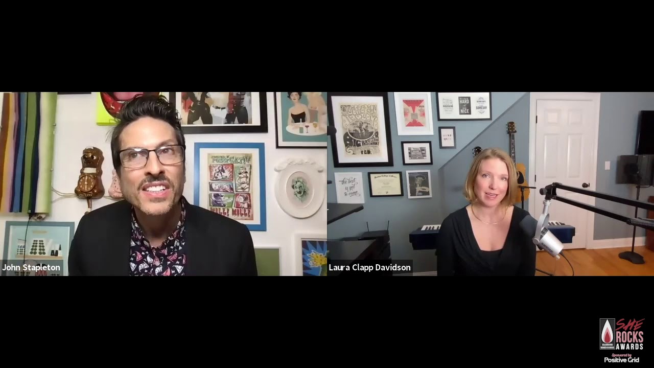 Laura Clapp Davidson - 2021 She Rocks Awards Red Carpet - YouTube