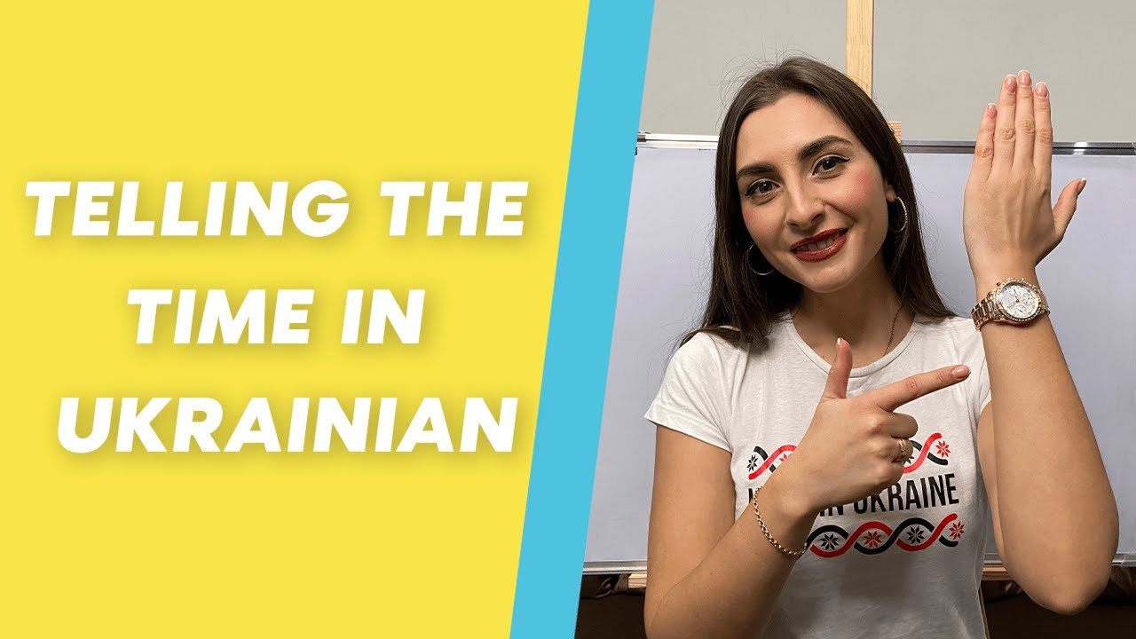 Telling the time in Ukrainian - YouTube