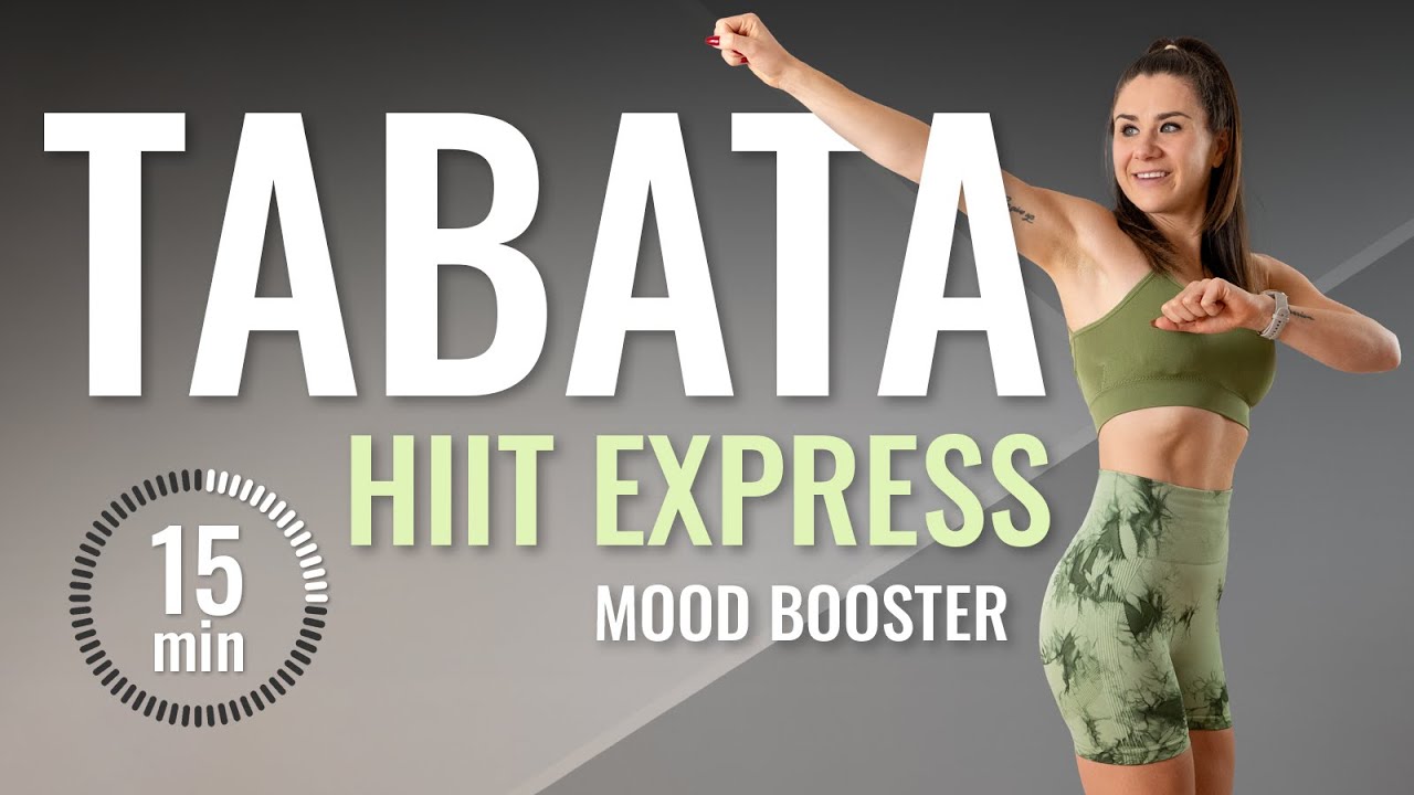 15 min FUNNY TABATA EXPRESS WORKOUT (Mood Booster) - Full Body Cardio ...