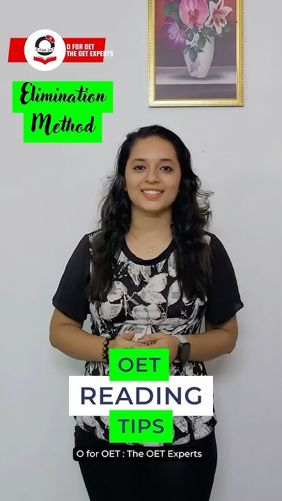 Elimination Method | OET Reading Tips #oetreadingtips #oetmalayalam - YouTube