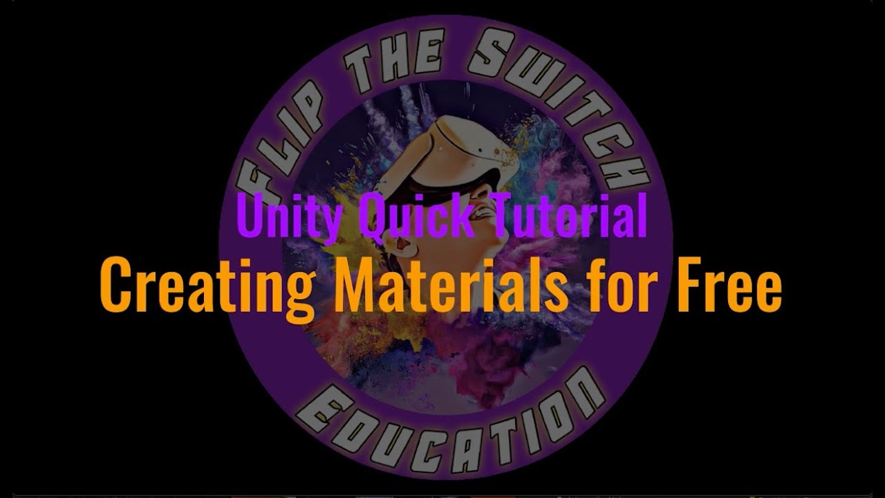 Unity Tutorial: Creating High Quality Materials for Free - YouTube