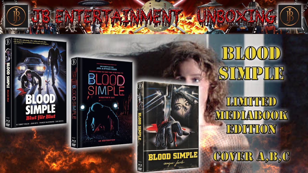 Unboxing - BLOOD SIMPLE - Mediabook - Cover A - C von JB Entertainment ...
