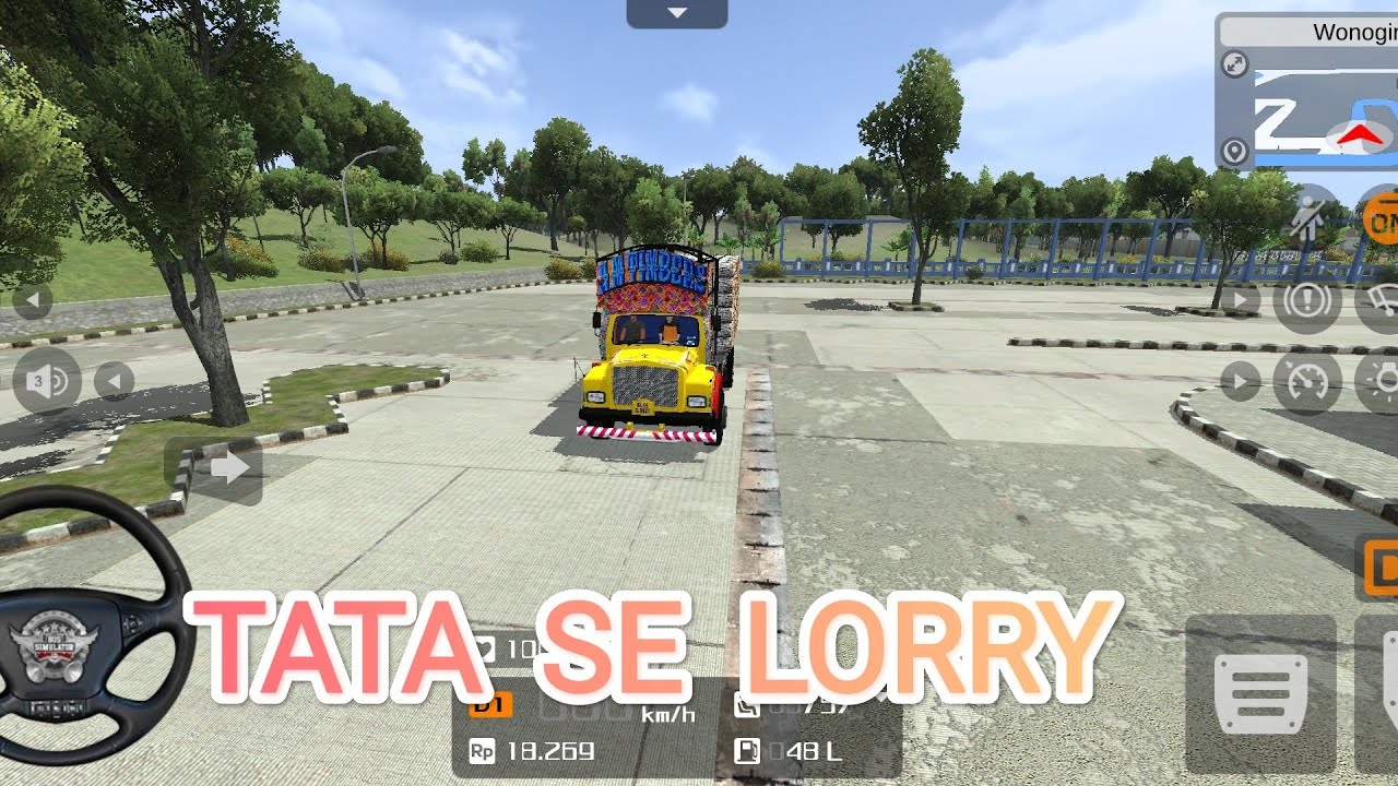 PUSHPA LORRY TATA SE LORRY SMALL WOOD LOAD | SQUID GAMING 2.0 - YouTube