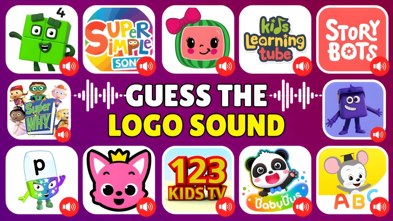 Guess The Preschool Alphabet & Counting Character Logo Sound ...