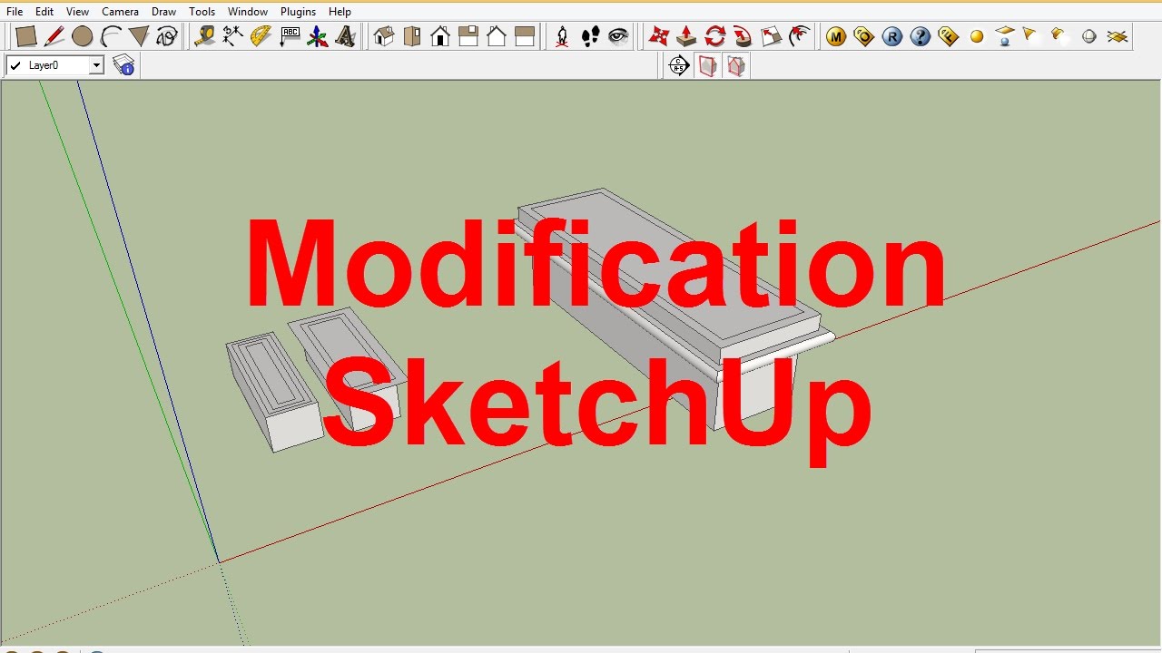 Modification Tool in SketchUp - YouTube