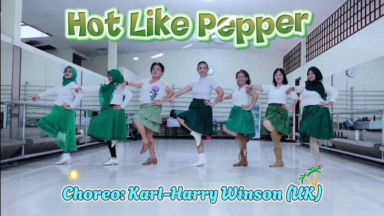 Hot Like Pepper Line Dance - YouTube