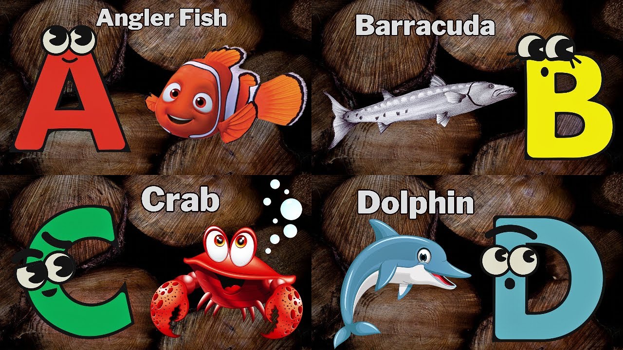 ABC Song | Sea Animals ABC Song | Phonics for Kids | Learn ABC | Baby ...