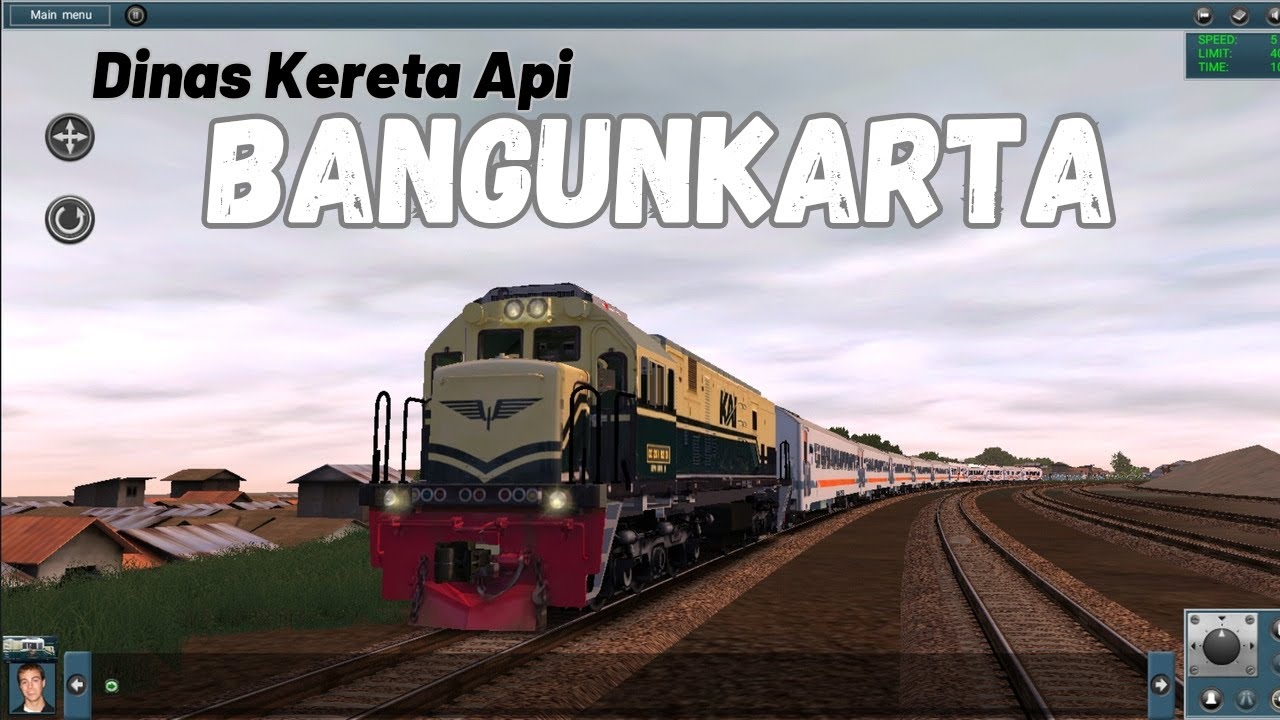 Dinas Kereta Api BANGUNKARTA pake lokomotif vintage asal Jember ...