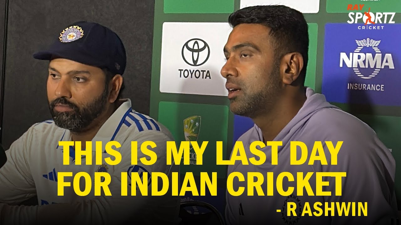 Watch : R Ashwin announces Retirement in Press Conference after Gabba ...