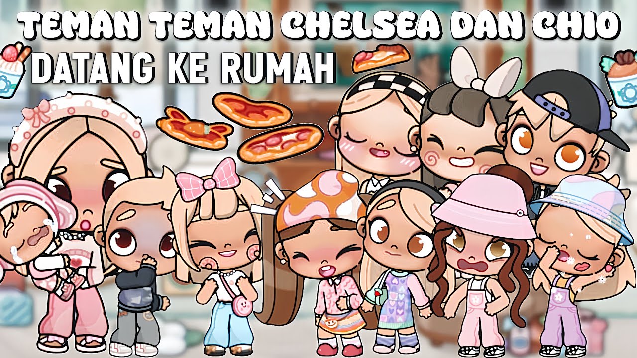 Teman teman chelsea dan chio datang ke rumah,,bermain jujur tantangan ...