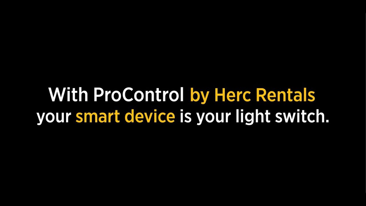 Remote Control from ProControl by Herc Rentals - YouTube