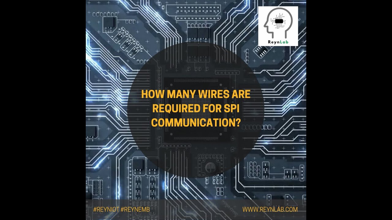 How many wires are required for SPI communication ? - YouTube