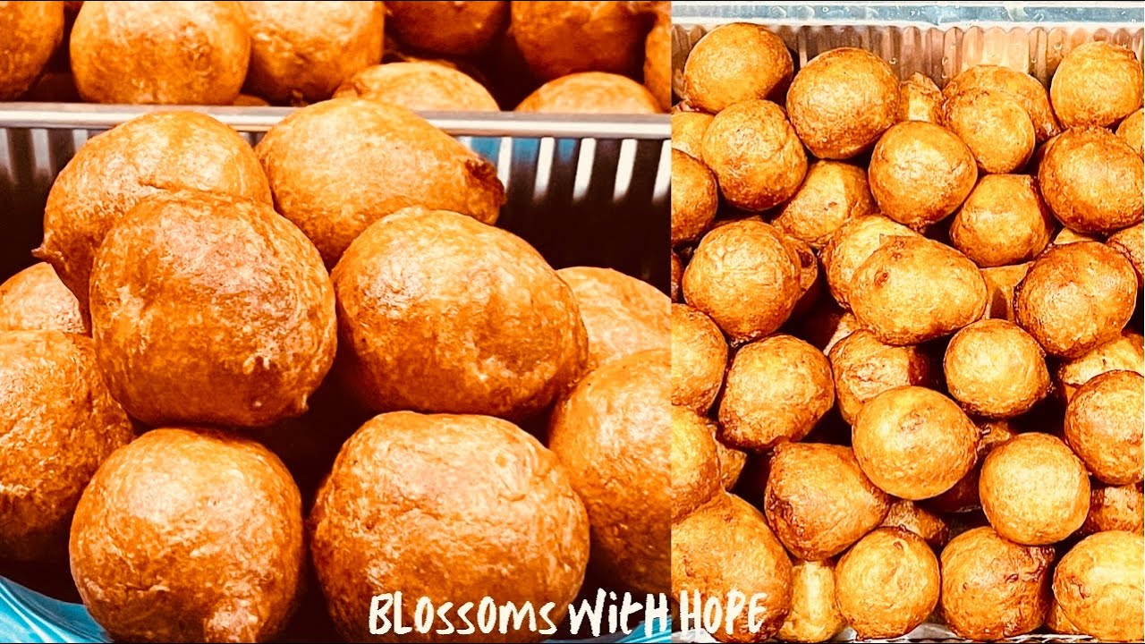 HOW TO MAKE PUFF-PUFF FOR PARTY IN 1HR | PEPPERED HANDS - FREE PUFF ...