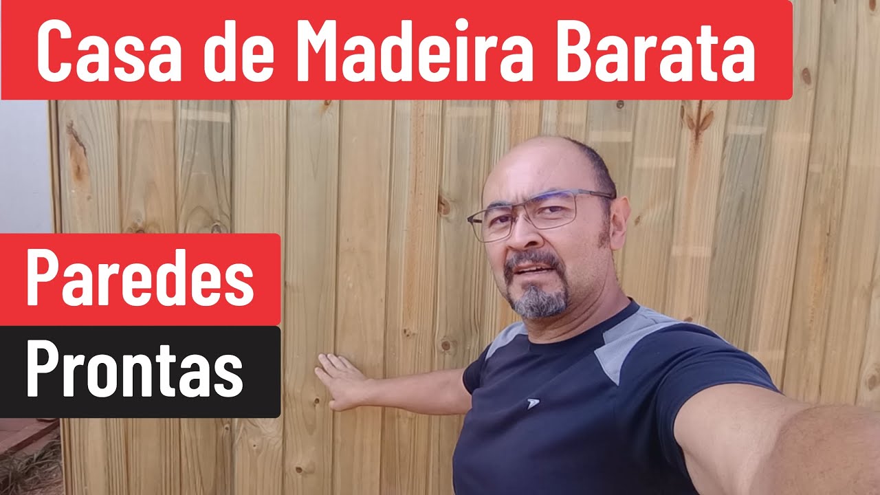 Paredes da Casa de Madeira Barata Prontas - Dicas que eu Aprendi ...