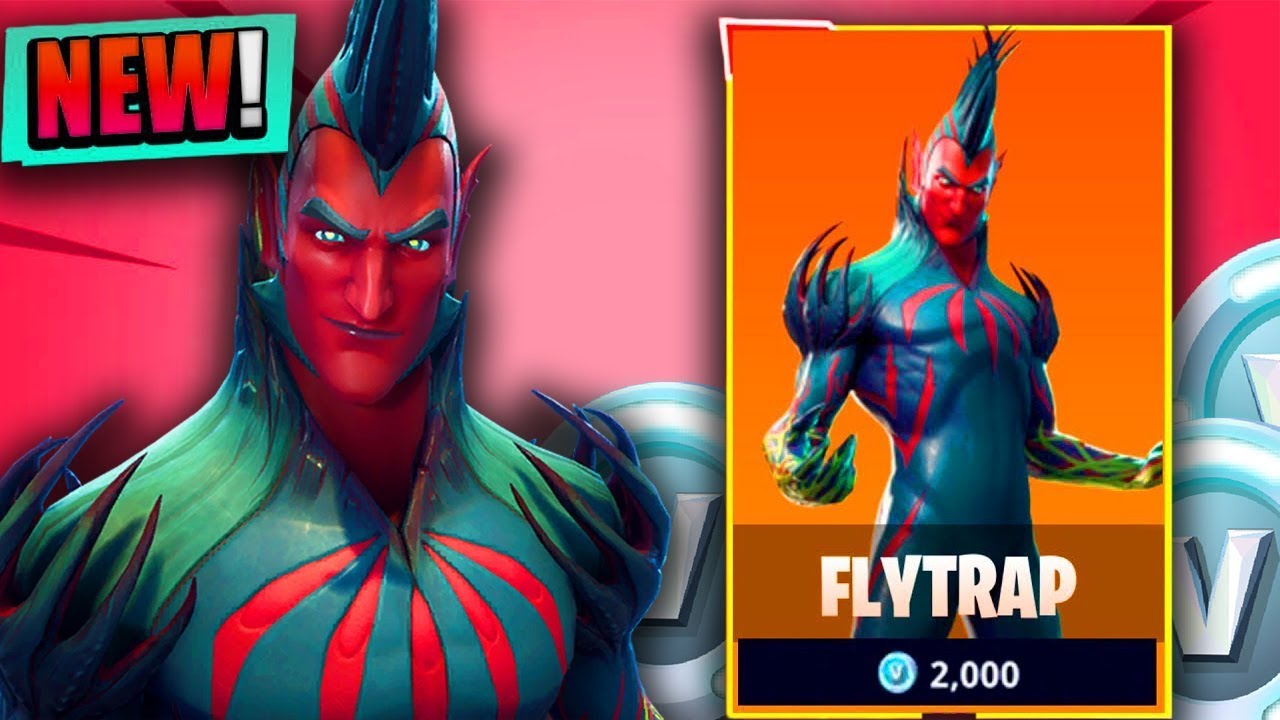 NEW “Flytrap" SKIN in FORTNITE! NEW Skins for SUBSCRIBERS FREE! 250 ...