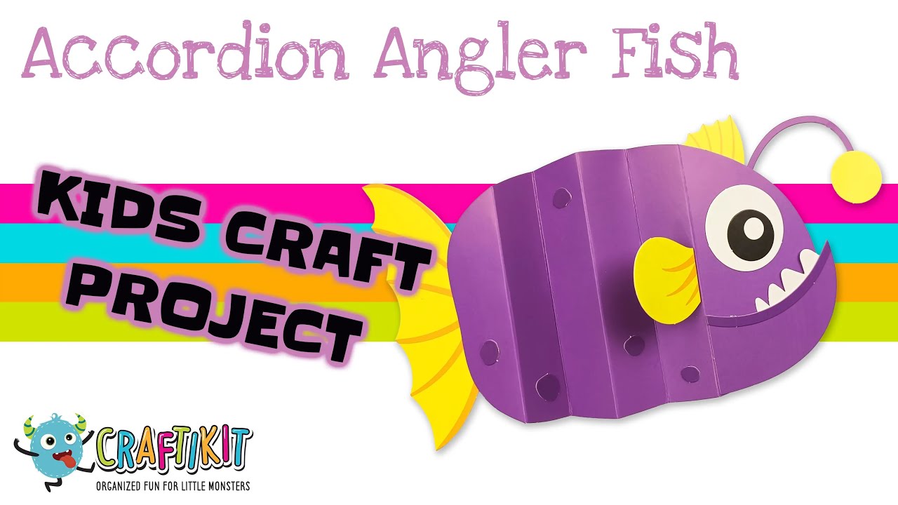 Accordion Angler - Fun Fish Craft for Kids - YouTube
