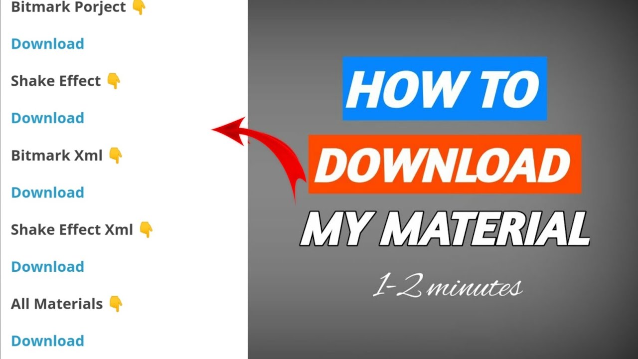 How To Download My Materials From My Description & Website - YouTube
