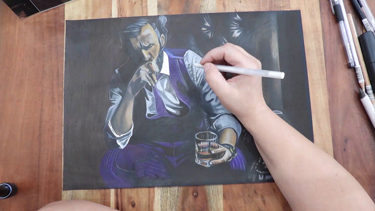 color pencil drawing, viable, portrait - YouTube