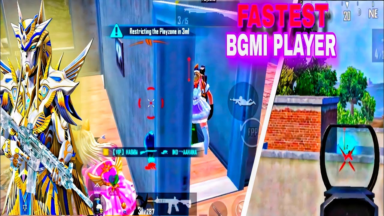 Fastest Bgmi player/ BGMI 4.0 update is here / 1 v 4 clutch - YouTube