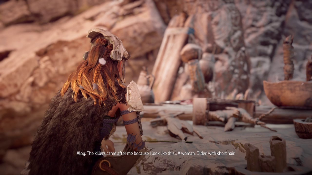 HZD: Aloy talks to Rost's Grave - YouTube
