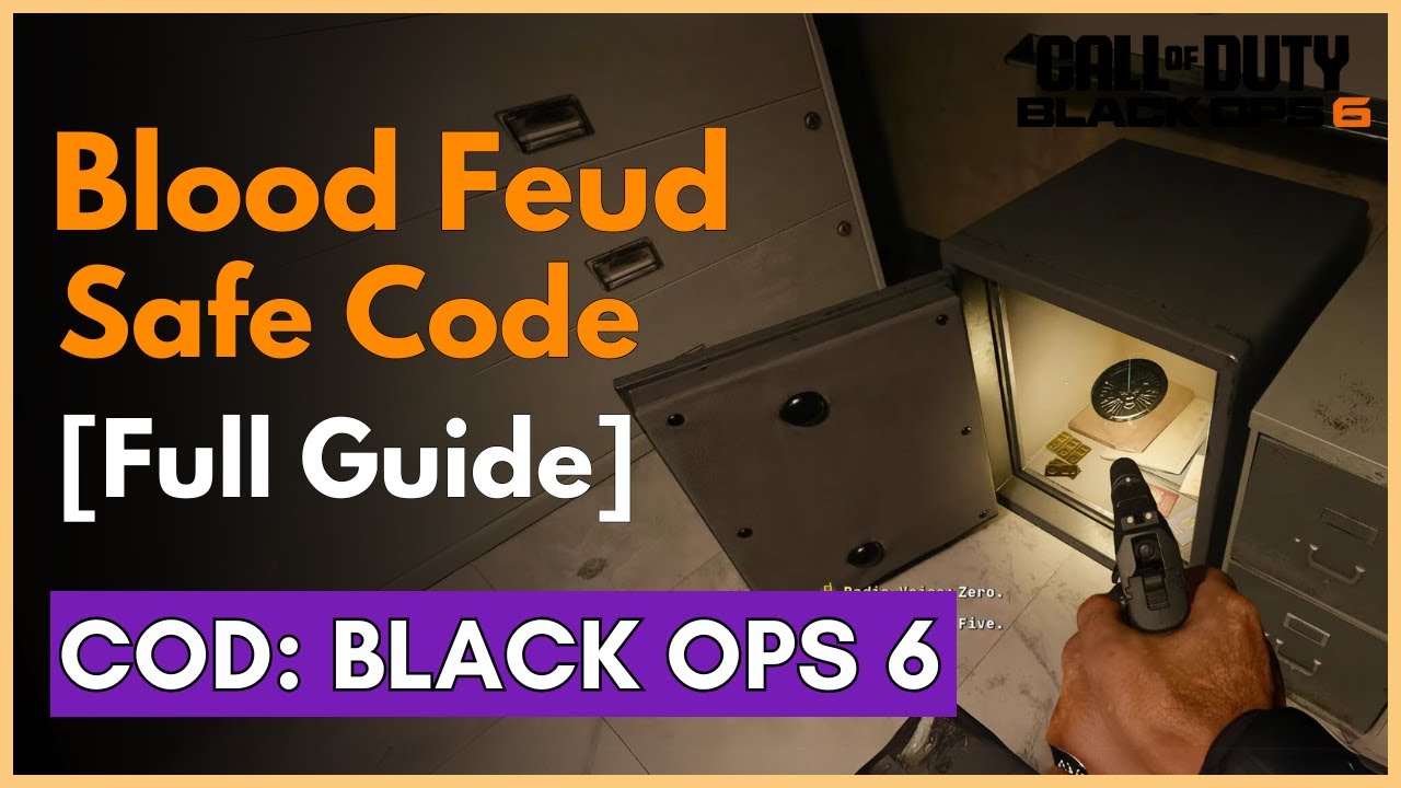 Black Ops 6: Blood Feud Safe Code Puzzle Guide and Solution - YouTube