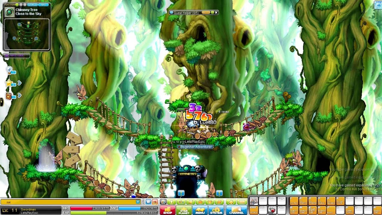 Maplestory - EpicVGM's Noob Adventure Part 1 - YouTube