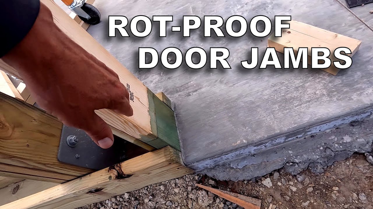 Making Rot-Proof Door Jambs ― Installing Bracing and More! [Post Frame ...