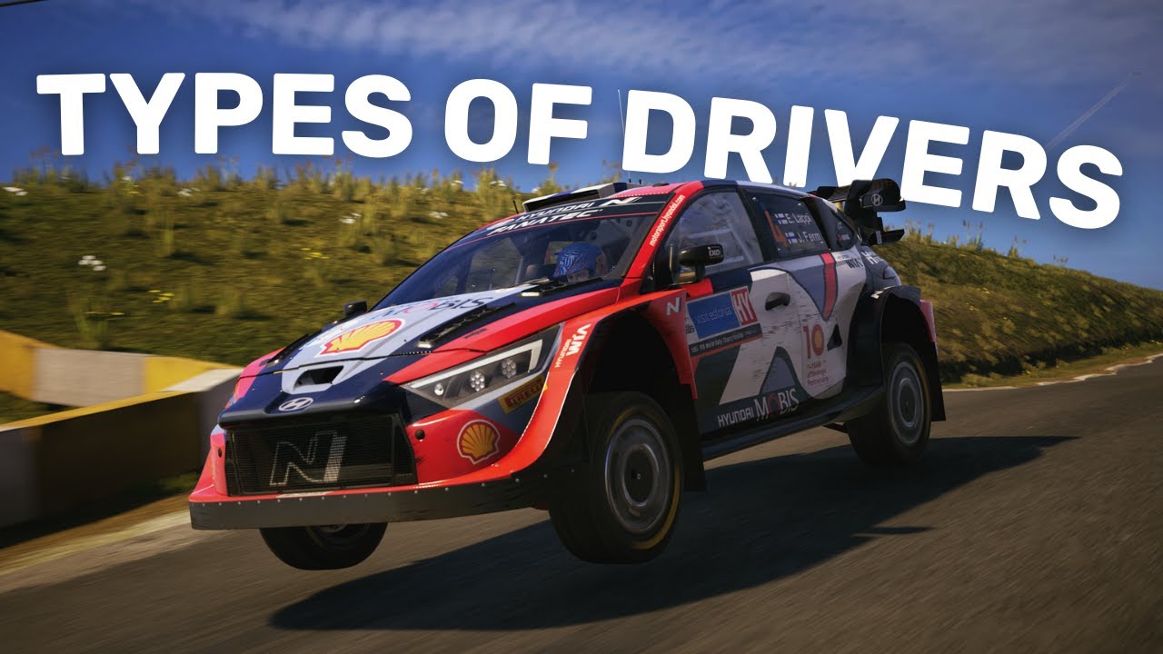 Different Types Of Drivers In EA WRC (And Rally Games In General) - YouTube