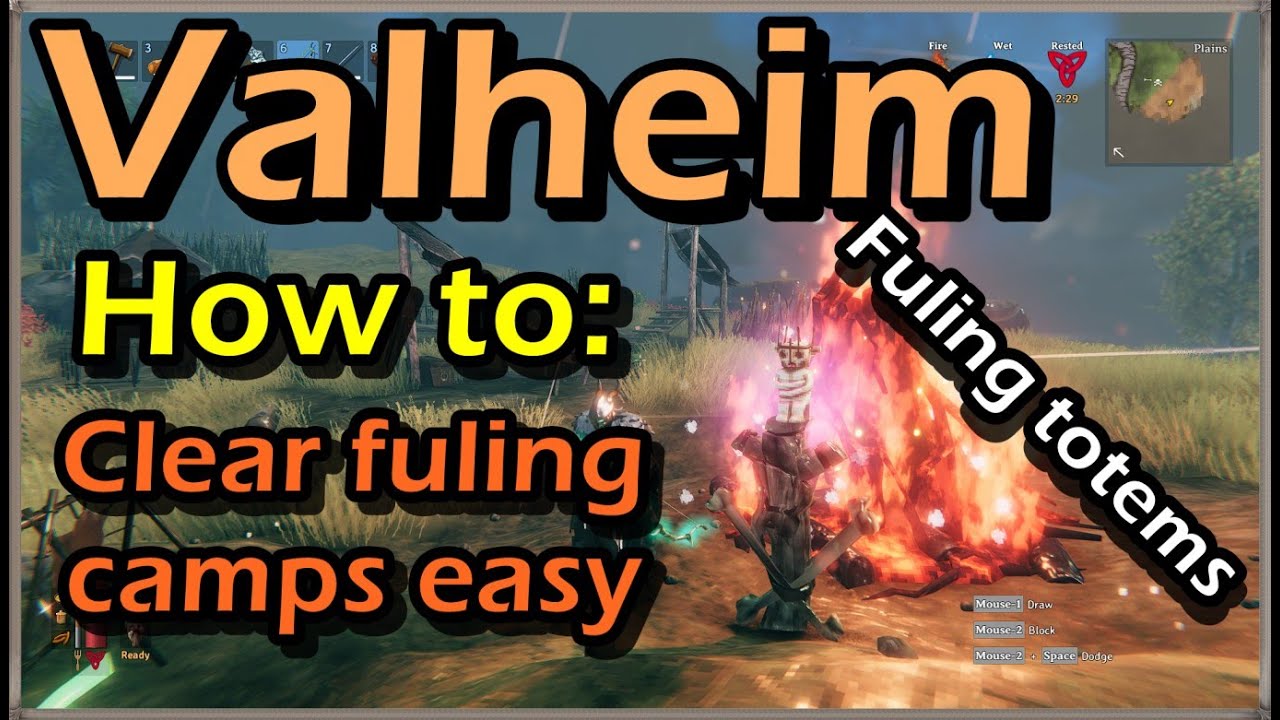 How to summon final boss and kill fuling camps easy -Valheim- - YouTube