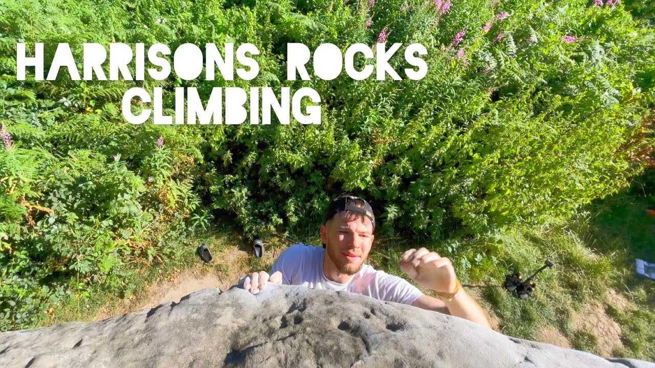 Climbing Every Boulder at Harrison's Rocks [Finger Flow 7A] - YouTube