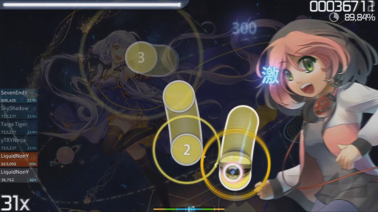 Second day with OSU! | Quaver Normal 87%. MOUSE GAMEPLAY - YouTube