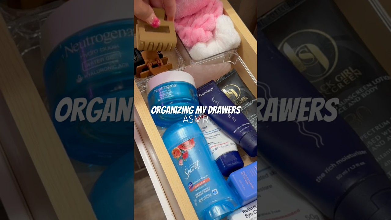 organize my drawers w/ me (ASMR edition) 💕 | series ep 1 ?? 👀 | Alyssa ...