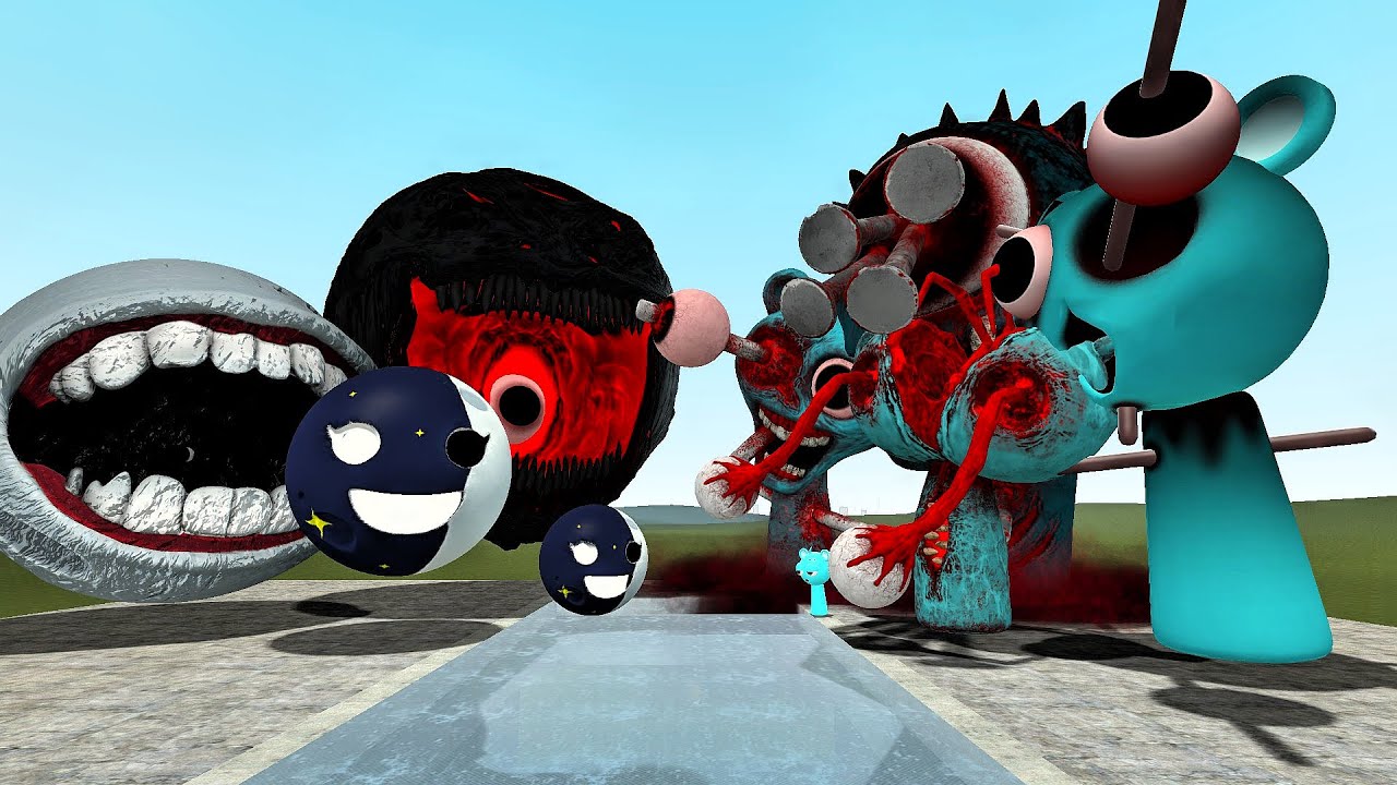 NEW EVOLUTION OF MOON SPRUNKI VS SKY BLUE SPRUNKI IN GARRY'S MOD! - YouTube