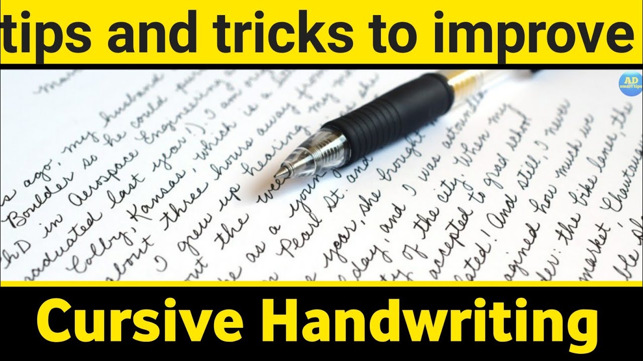 How to improve your cursive handwriting | in hindi | full explain - YouTube