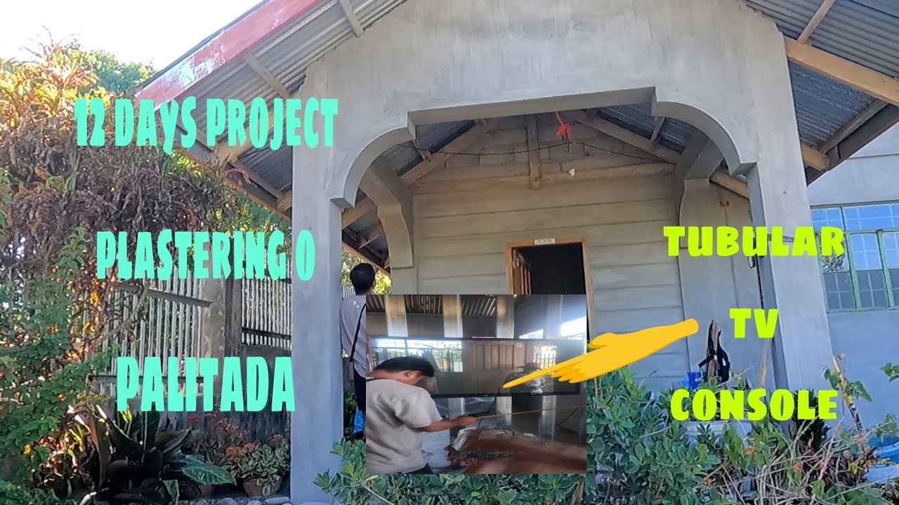 12 days project plastering o PALITADA // PAANO magpalitada NG Bahay ...