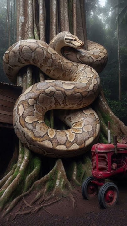 Nature Exploration | Travel Discovery | Python vs Tractor #shorts # ...