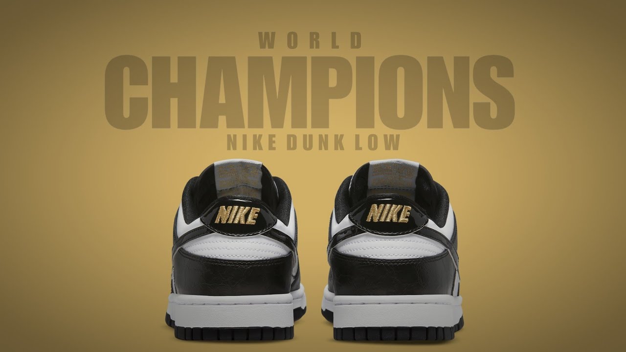 2022 WORLD CHAMPIONS Nike Dunk Low DETAILED LOOK + PRICE - YouTube