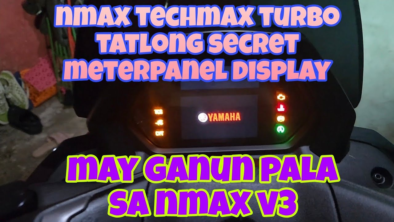 NMAX TURBO HIDDEN METERPANEL/ TATLONG METERPANEL DISPLAY NMAX TECHMAX ...