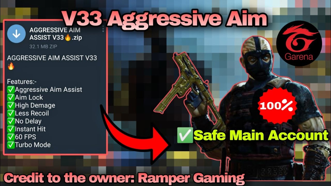new aggressive aim assist config season 9/safe main account/less recoil ...