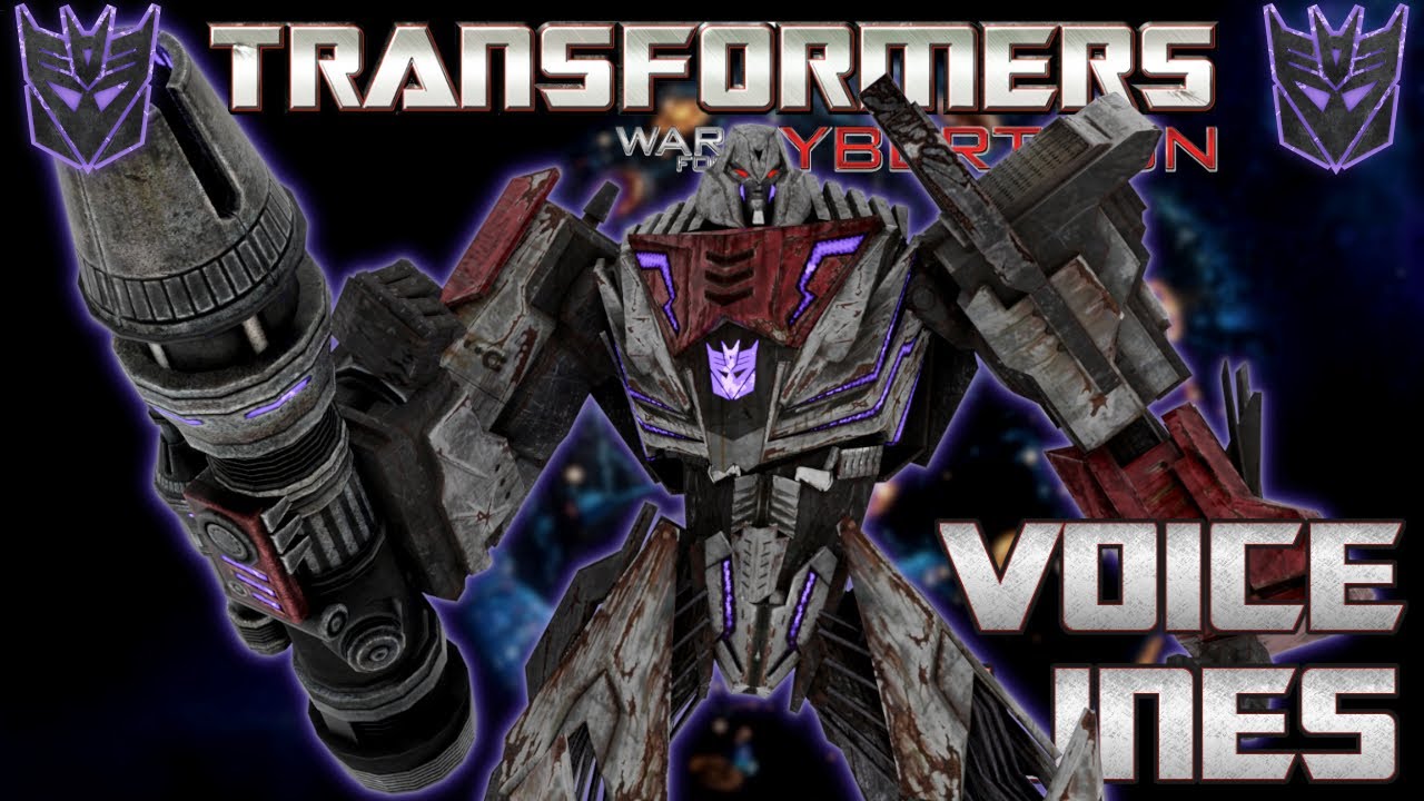 All Megatron Voice Lines - YouTube
