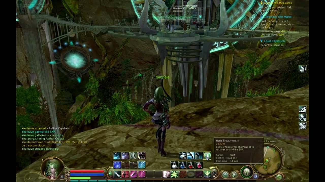 AioN gameplay Aether extract - YouTube