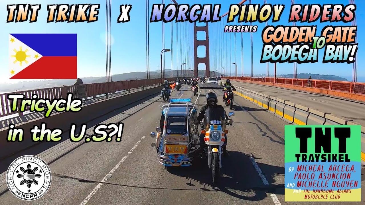 Pinoy Tricycle in the U.S. Is this Real? Golden Gate to Bodega Bay ...