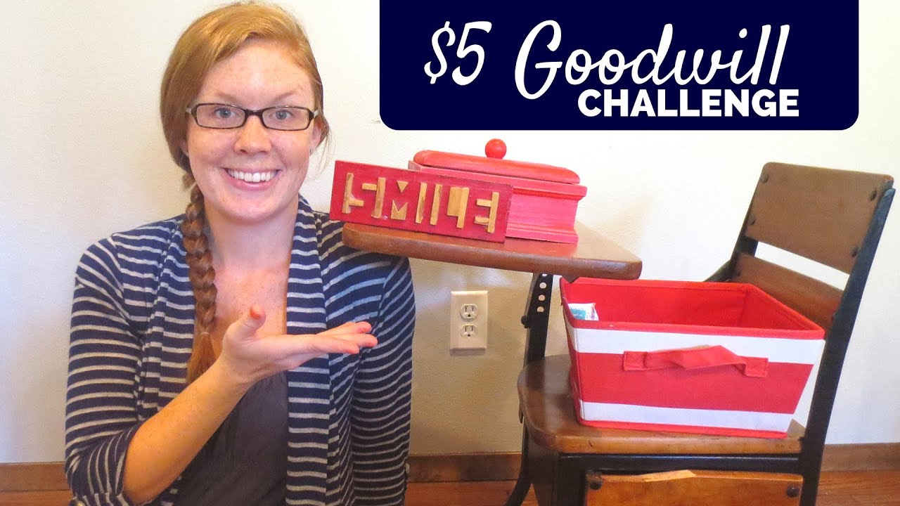 $5 Goodwill Challenge | Autumn 2016 - YouTube
